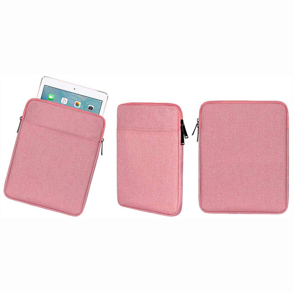 Fullgaden Shockproof Protective Storage Carrying Sleeve Case - Compatible with Apple 9.7 and10.5 Inch iPad Pro Retina Tablet, Pink