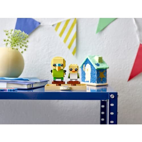 LEGO BrickHeadz Pets Dogs, Cats, Fish, Birds or Hamsters (Choose Pet) (Budgie Parrot 40443)