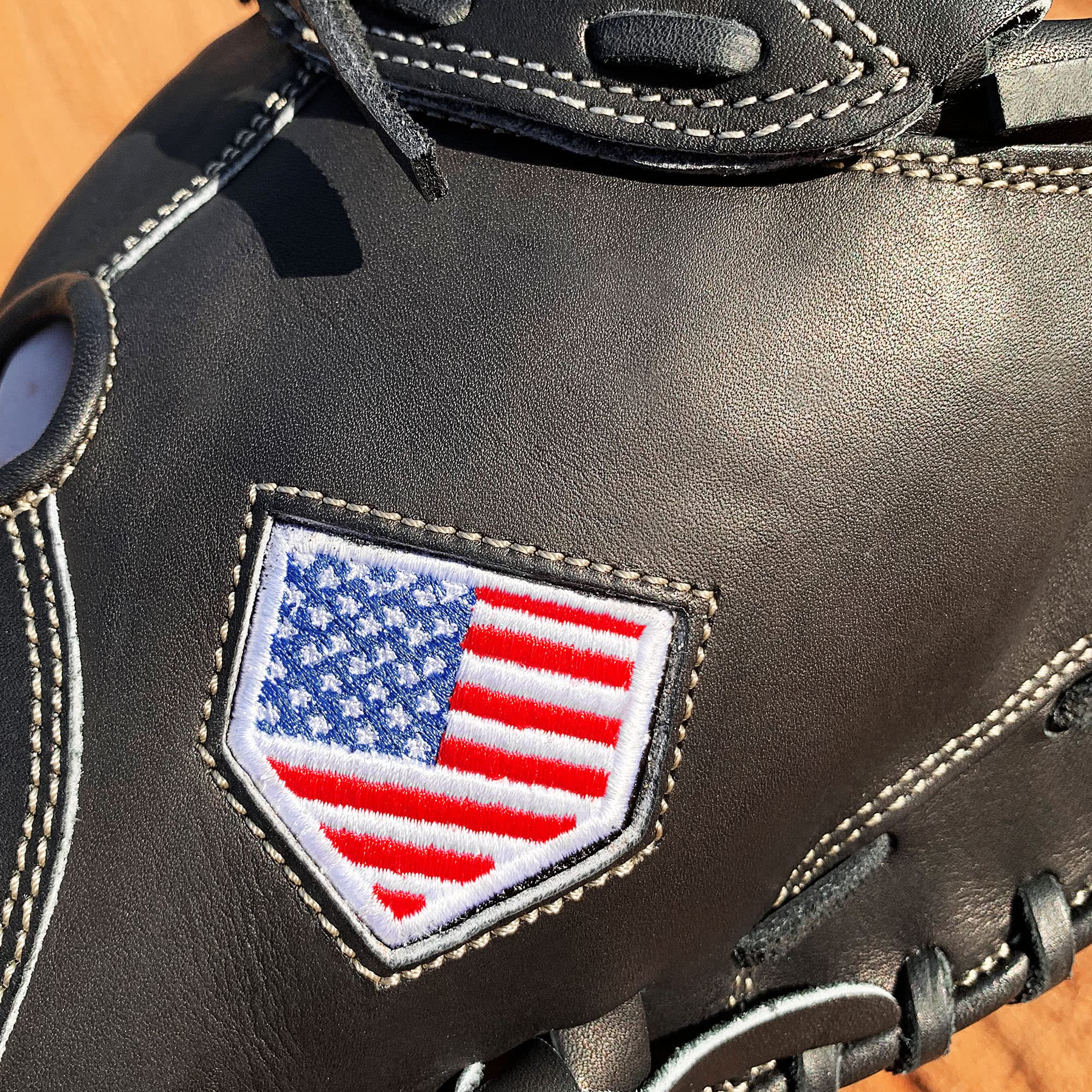 Hit Run Steal Softball Glove - Right Hand Throw Pitcher Full Grain Leather Basket Web Glove - Gray White with Light Blue Laces - Perfect for Softball Players (12 Inch)