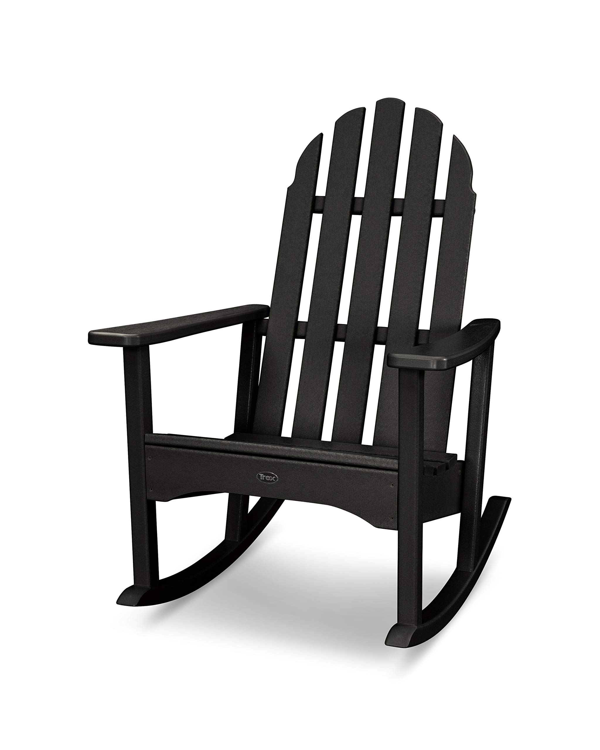 Trex Outdoor Furniture™ Cape Cod Adirondack Rocking Chair in Charcoal Black