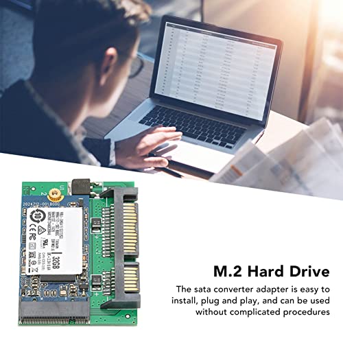 M.2 Hard Drive, Stable Reliable Adapter M.2 SSD Large Capacity 2 in 1 Portable Compact for Office for Home 32GB