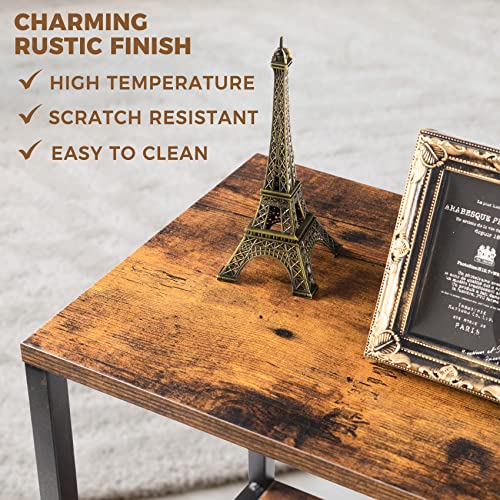 Short Table Small Table Stand Small Tables for Small Spaces Low Small Side Table Black Metal Small End Tables Living Room Printer Tables Mini Coffee Table Little Small Night Stand Nightstand Bedroom