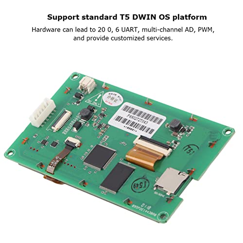 KOSDFOGE 3D Printer 4.3-inch Color TFT LCD Resistance Touch Screen with UART Port Support Text Music