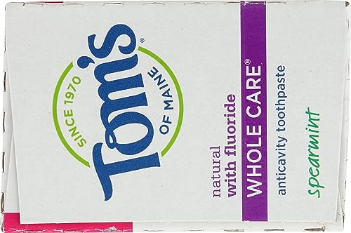 TOMS OF MAINE Spearmint Whole Care Toothpaste, 4 OZ