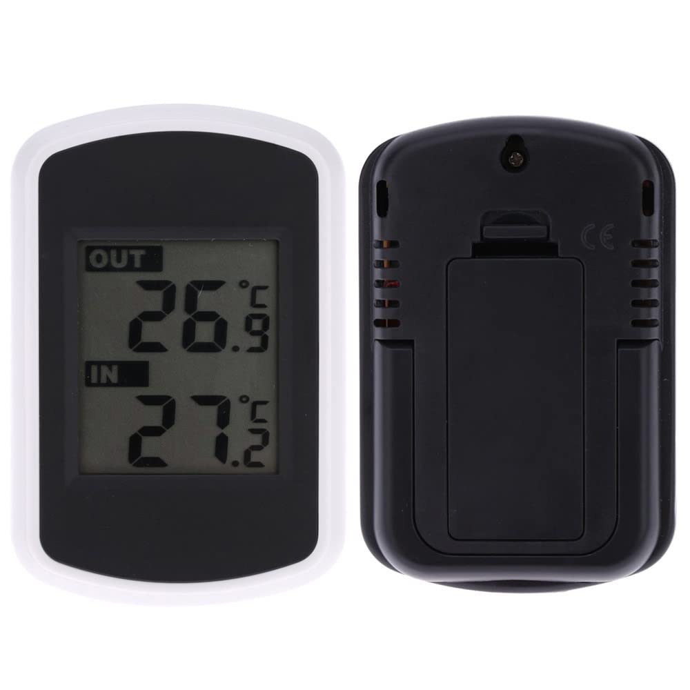 LNYHLXS Indoor and Outdoor Thermometer Greenhouse Wall Hanging Electronic Household Digital Display Thermometer