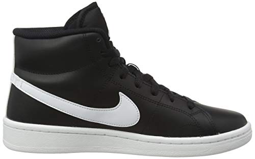 Nike Women's Sneaker, Black White, 8