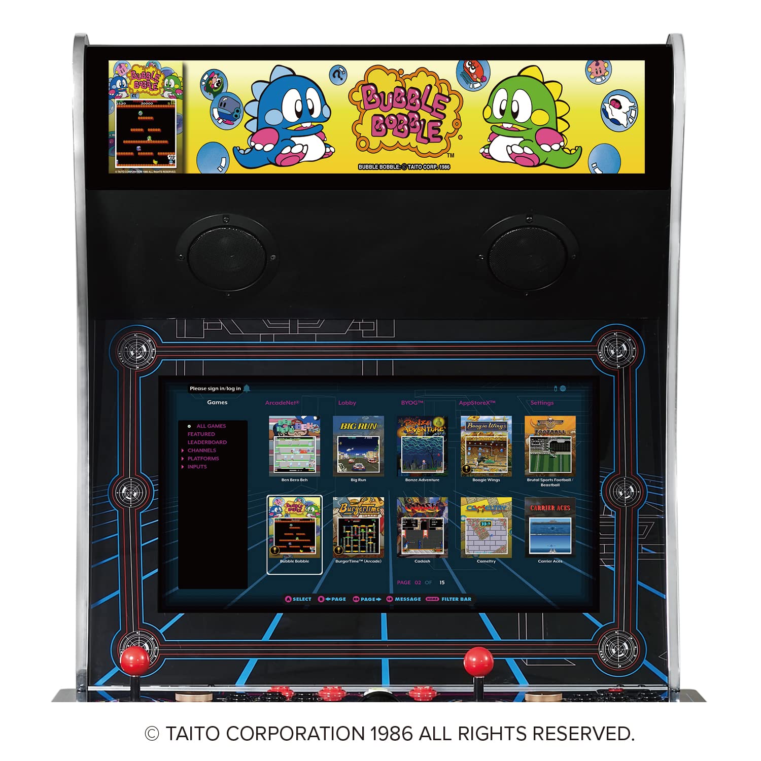 Legends BitLCD Marquee, USB Connection, Arcade Games, Classic Retro Video Games, Arcade & Console Games, Action Fighting Puzzle Sports & More, Home Arcade