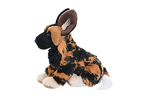 Wild Republic African Wild Dog Plush, Stuffed Animal, Plush Toy, Gifts for Kids, Cuddlekins 8 Inches