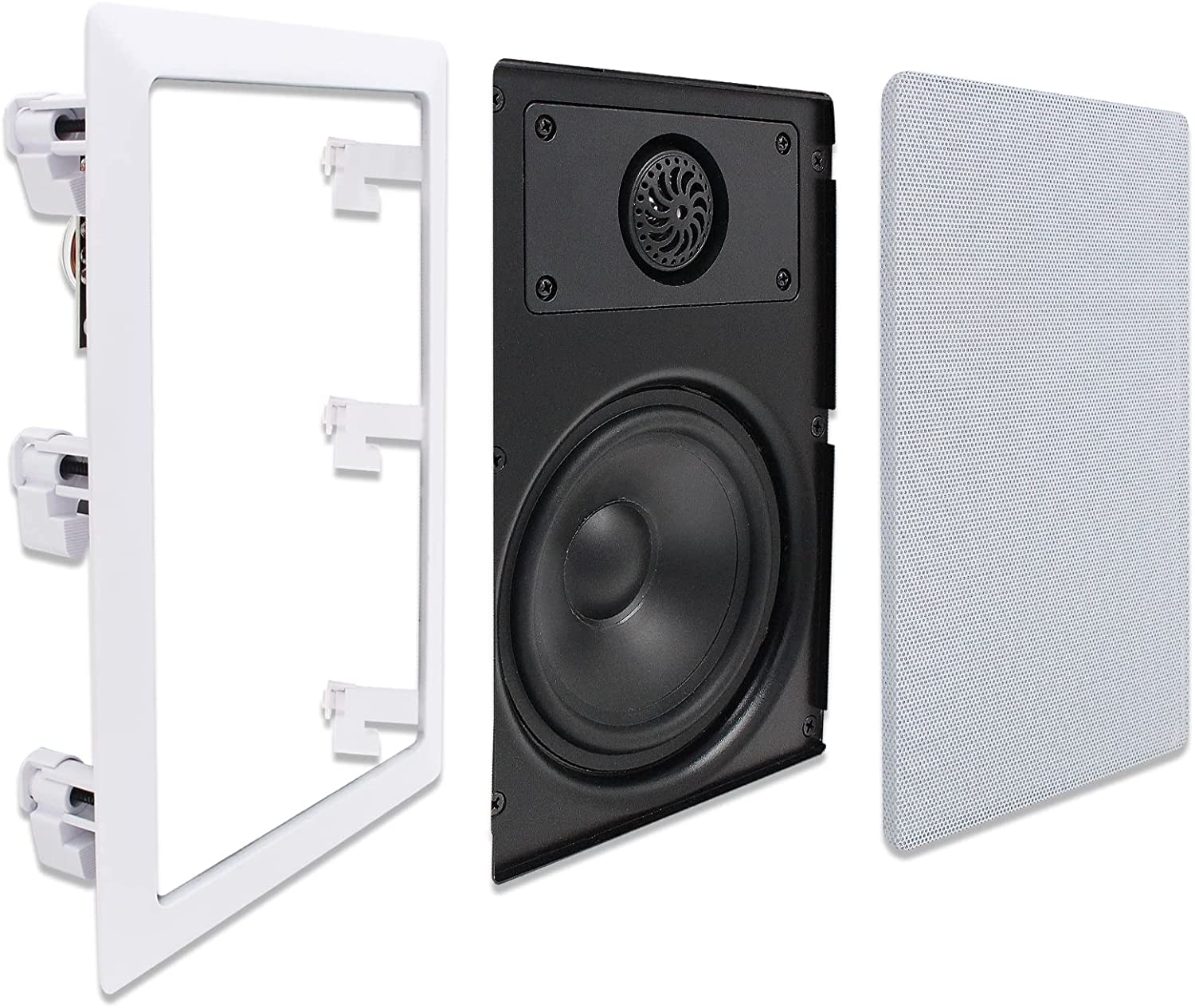 Herdio 5.25 Inch Ceiling Speakers Flush Mount in Wall Speakers Perfect for Home,Living Room,Kitchen,Office
