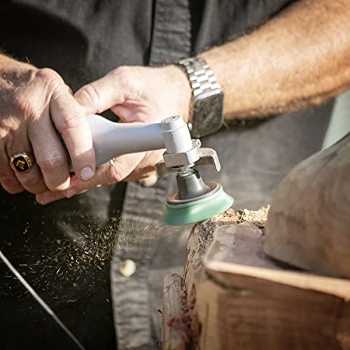 King Arthur's Tools Premium Carving Set β MERLIN2 Handheld Variable Speed Mini Angle Grinder Power Tool with 11 Accessories β For Woodworking, Cutting, Sanding, Grinding, Carving, Engraving # 10025