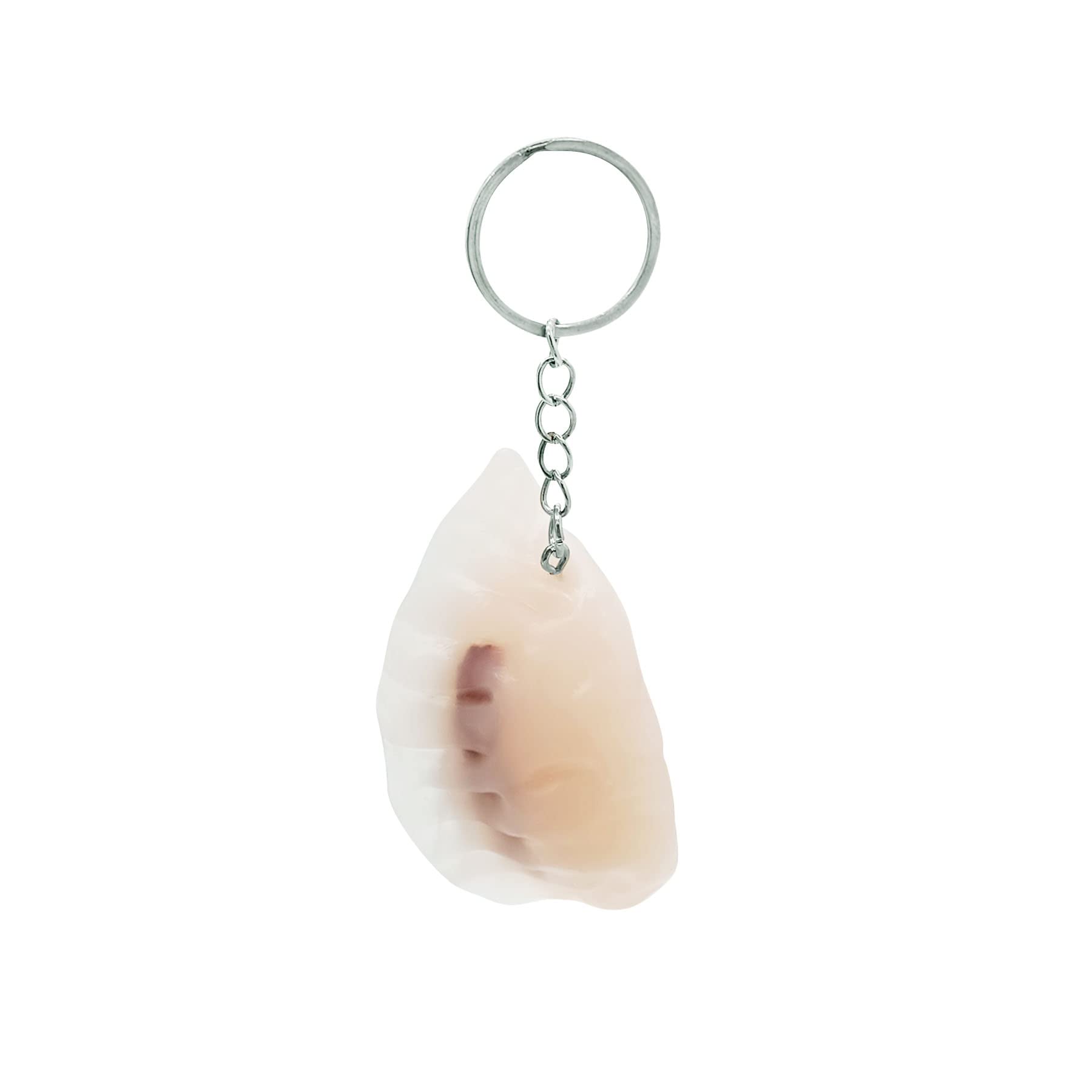 MuHou Large Meat Dumpling Keychain Simulation Dumpling Keys Holder Key Ring Key Organizer Car Pendant Bags Charm