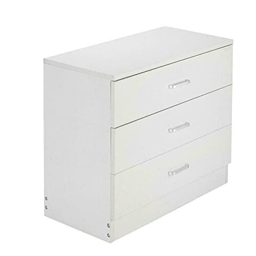 Nightstand Bedside Table Drawer Cabinet Modern Wood Dresser Bedroom Storage Drawer Bedside End Table 3 Drawer Cabinet 3-Drawer Dresser Storage Tower Dresser
