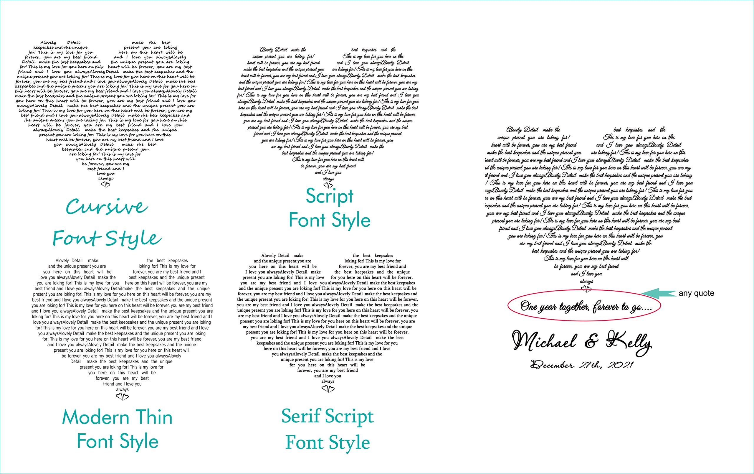 Personalized 1st Anniversary Gift For Him Or Her First Year Wedding Paper Anniversary Lyrics First Dance Song, Your Own Words, Present Wife Unique