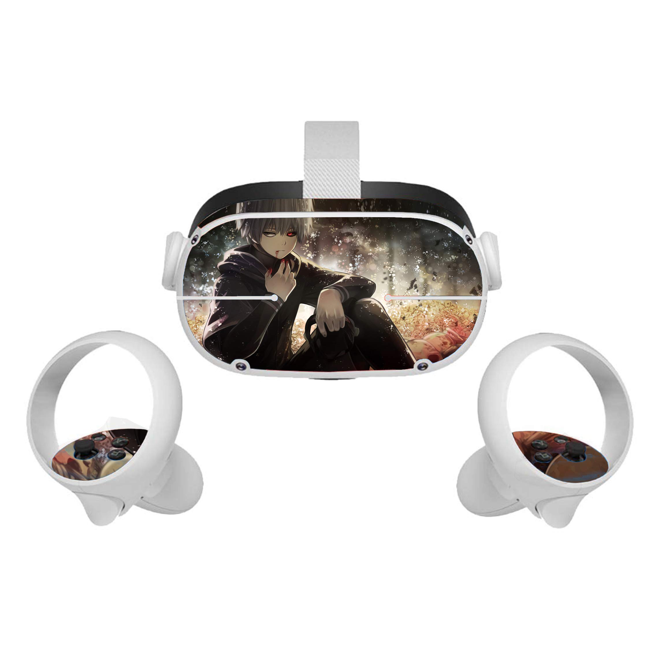 Ghoul Japan Vinyl Skin Sticker Decal Cover for Oculus Quest II Headset and Controllers