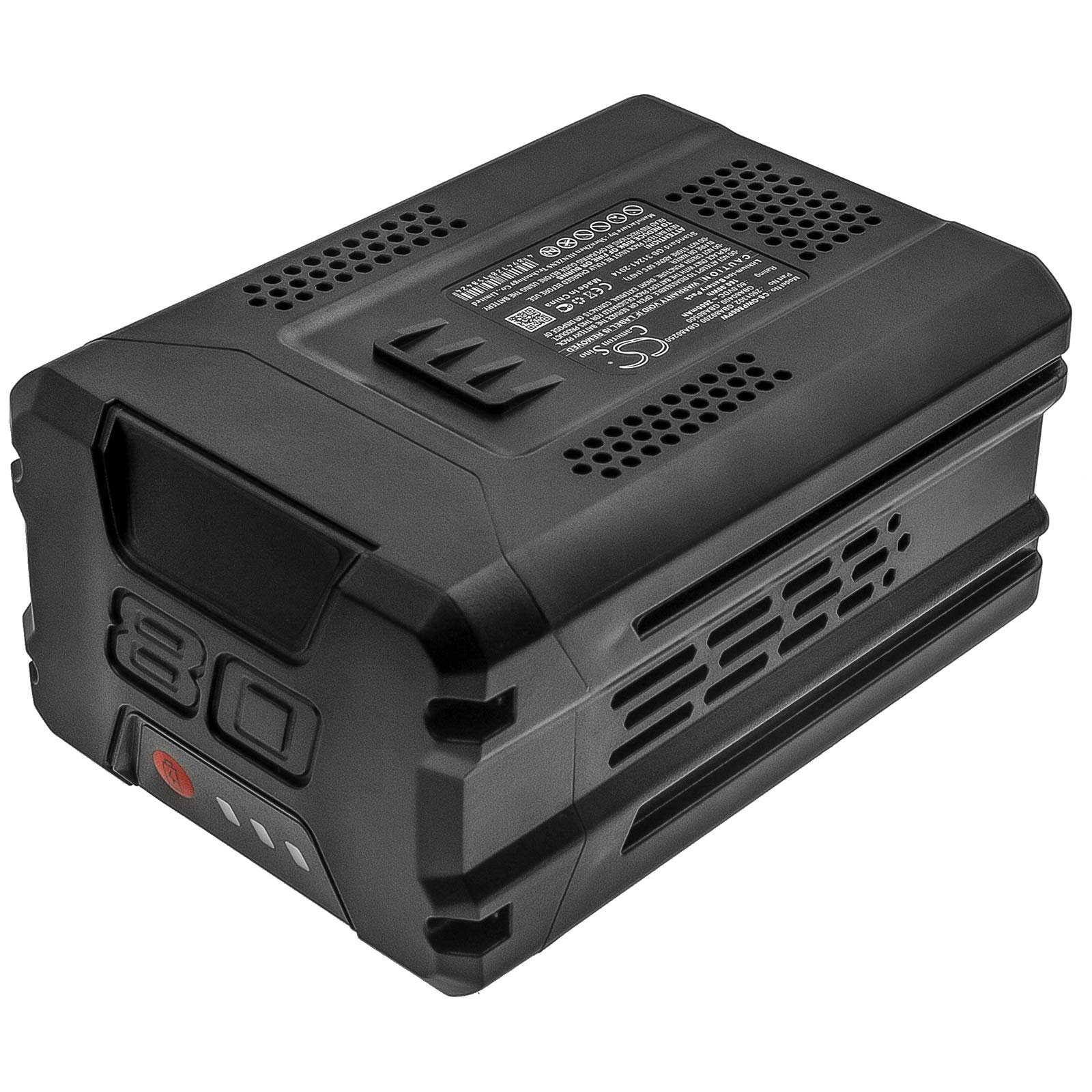 HLILY Replacement for Battery Greenworks 2901302, GBA80200, GBA80250, GBA80400, GBA80500 80V 145MPH - 580CFM Cordless B, 80V Cordless String Trimmer 80V/2000mAh