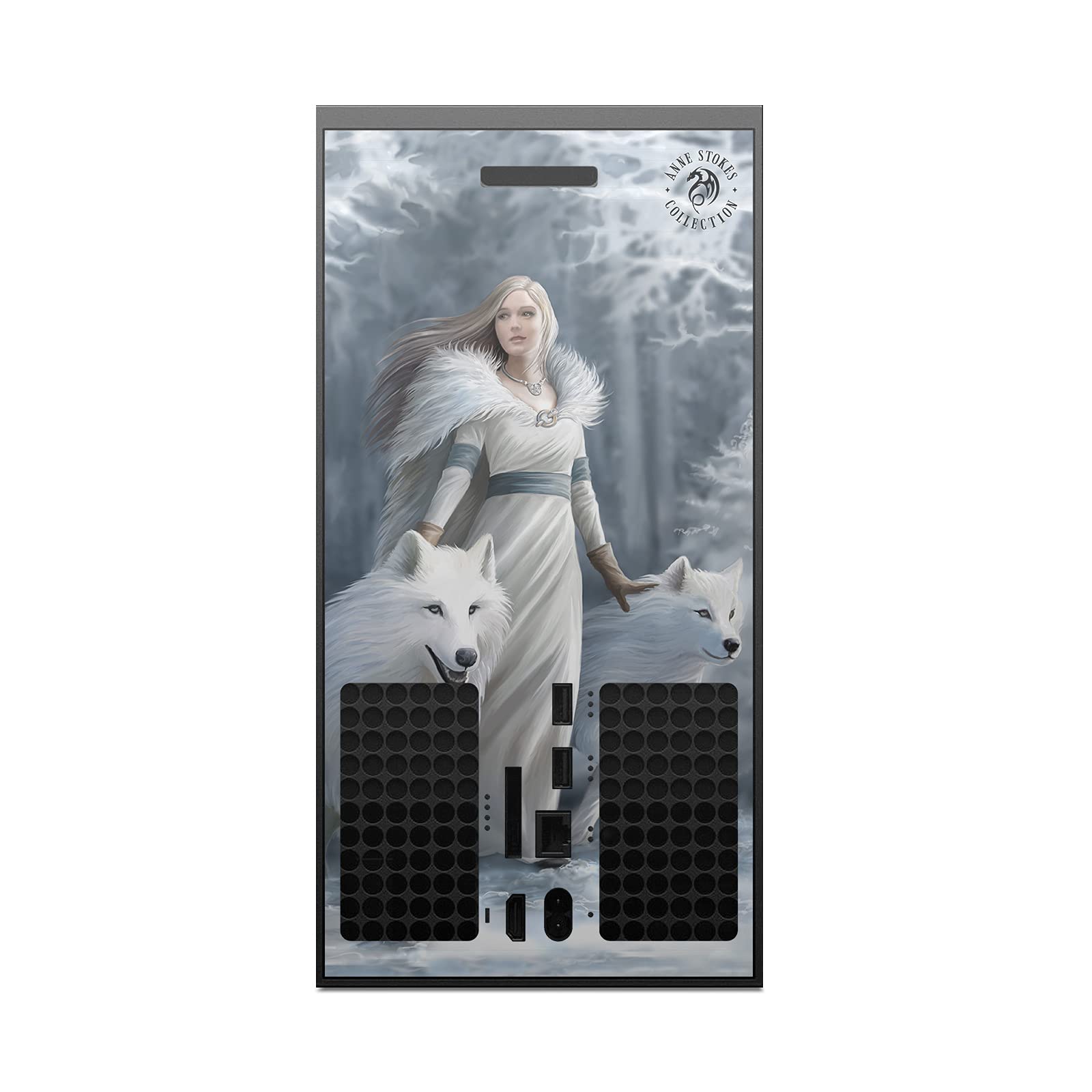 Head Case Designs Officially Licensed Anne Stokes Winter Guardians Art Mix Vinyl Sticker Gaming Skin Case Cover Compatible with Xbox Series X Console and Controller Bundle