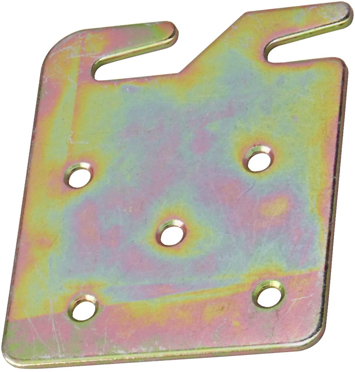 First Choice Products Heavy 5 Hole Wood Frame Bed Hook Plates β Pack of 4 Brackets, Gold