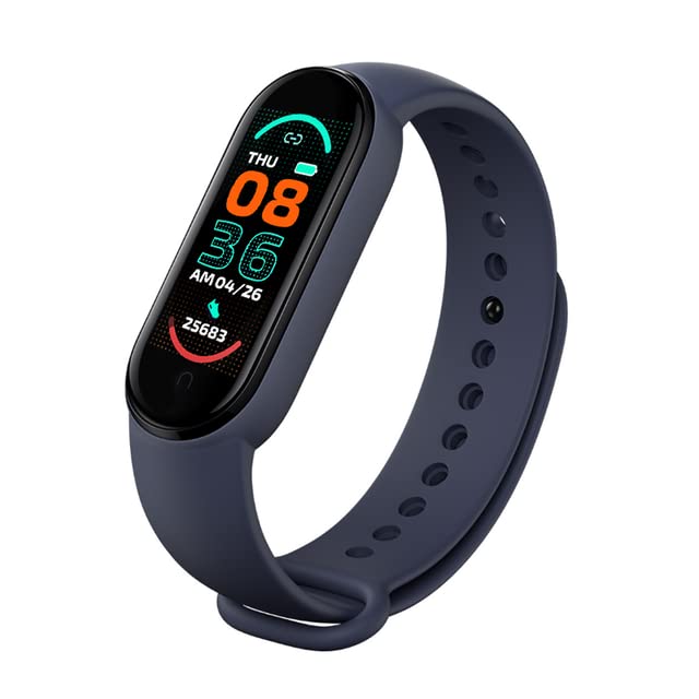 LmtLessDeals M6 Smart Watch Bracelet Wristband Heart Rate Tracker Message Reminder Functional Watches (Orange)