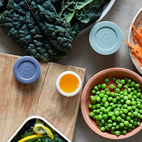 monbento - Lunch Box Sauce Containers MB Temple S Natural - Tiny Leak-Proof Containers - Reusables - For Work Lunch Packing - Suitable for Bento Box MB Original & MB Square - Green & Blue
