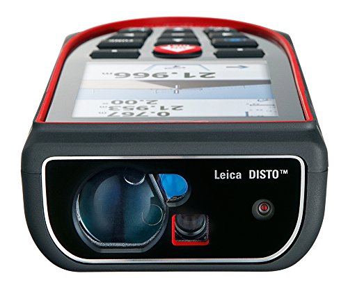 Leica DISTO S910 Pro Pack 984ft Range Laser Distance Measurer Pro Kit, Point to Point Measuring, Hard Case, TRI70 Tripod, FTA360S Adapter, Red/Black