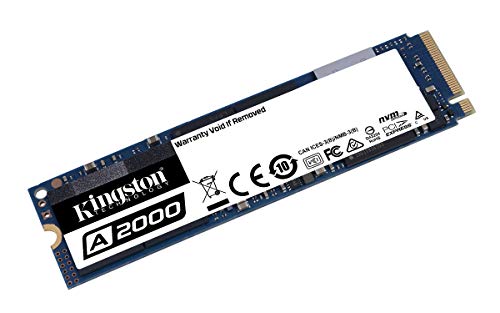 Kingston 1TB A2000 M.2 2280 Nvme Internal SSD PCIe Up to 2000MB/S with Full Security Suite SA2000M8/1000G