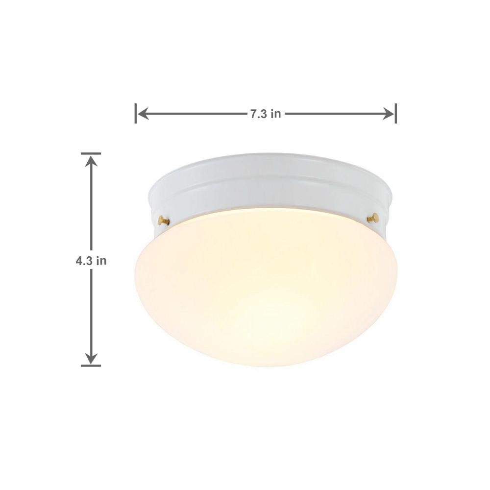 Elementals Flush Mount Mushroom Style Light Fixture