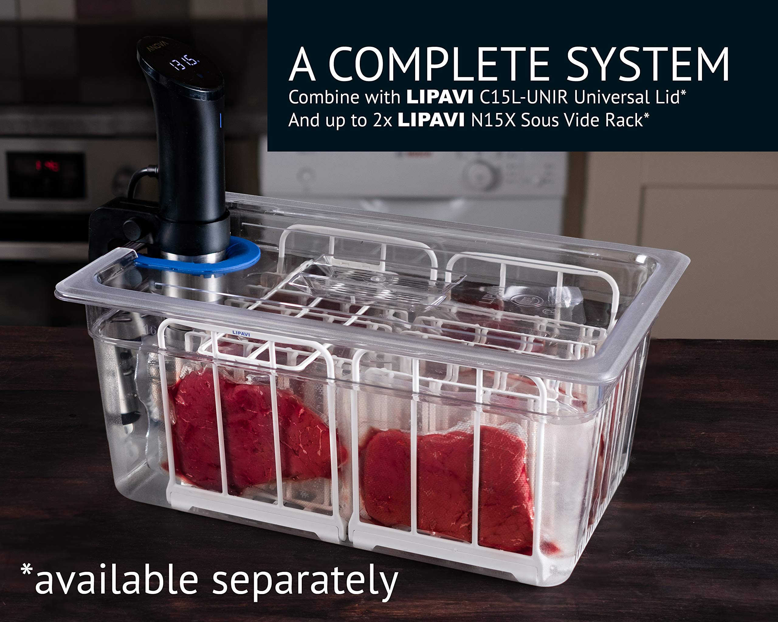 LIPAVI C15 19 Qt Sous Vide Water Bath