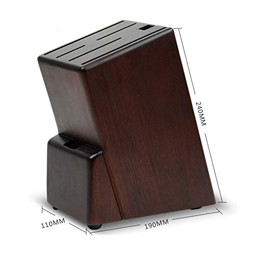 JHHDP Walnut Knife Holder, Kitchen Knife Holder, Home Storage Rack, Knife Holder, Kitchen Supplies, Solid Wood Knife Holder