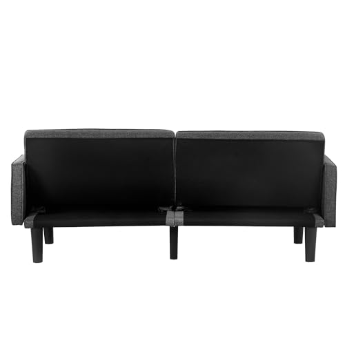 LCOZPG L-Shaped Sectional Sofa, Large, Black