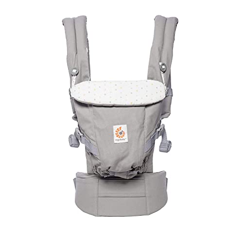 Ergobaby Adapt Award Winning Ergonomic Multi-Position Baby Carrier, Newborn to Toddler, Confetti