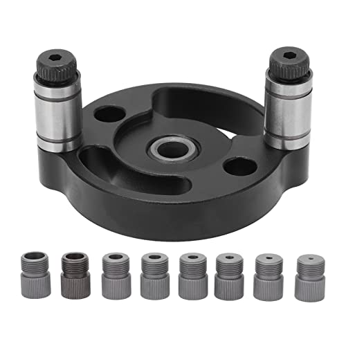 Drill Hole , Aluminium Alloy Drill Hole Jig, Woodworking Hole Puncher Locator Dowel Drilling Punching Tool Set, Woodworking Project Kits