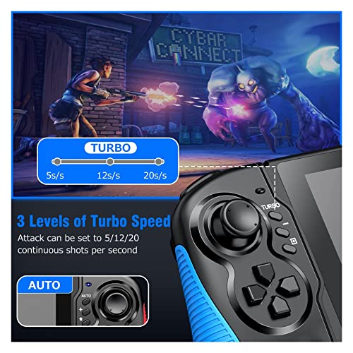 HEBBES Compatible with Nintendo Switch Controller Double Motor Vibration 6-Axis Gyro Handheld Grip Gamepad Compatible with NS Switch OLED Compatible with NS Accessories