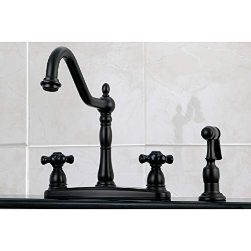 Kingston Brass KB1755PKXBS Duchess Centerset Kitchen Faucet, 8-5/8", Oil Rubbed Bronze