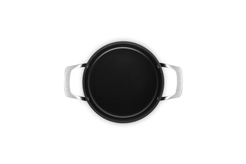 Le Creuset Essential Non-Stick Ceramic Stockpot with Glass Lid, 4 qt.β