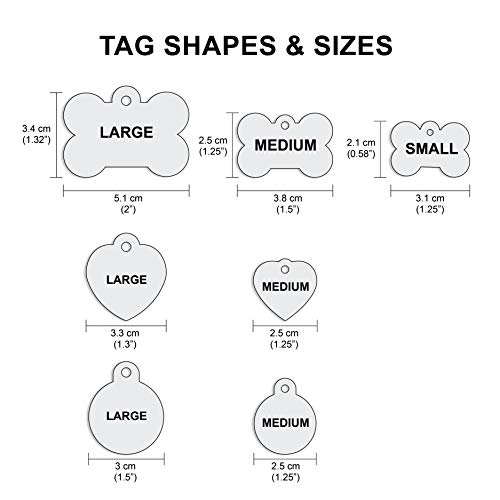 waaag Personalized Moutain Landscape Sunset Sunrise Pet ID Tags, Dog Tag, Cat Tag, Name ID Tag, Dog Collar Tag, Cat Collar Tag