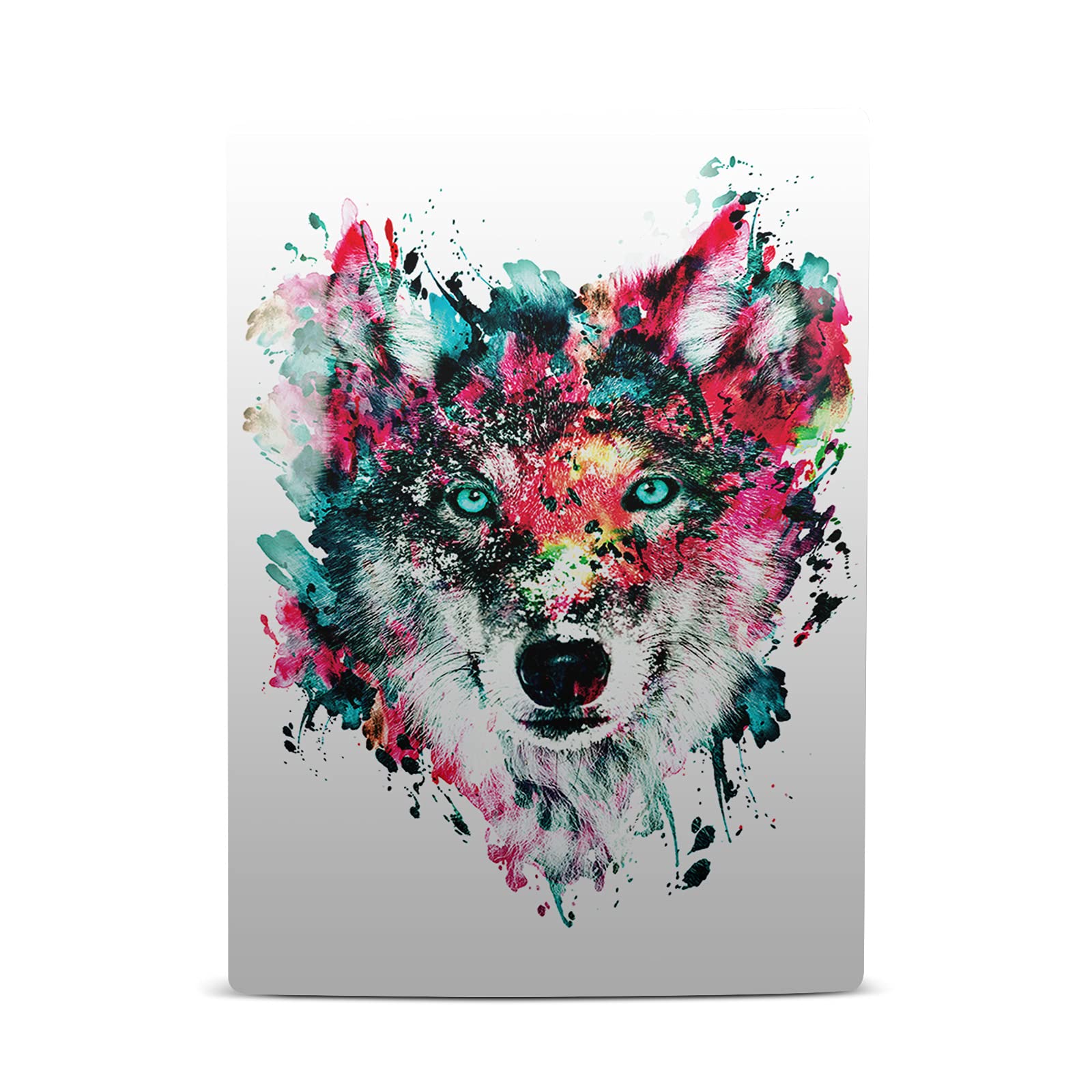 Head Case Designs Officially Licensed Riza Peker Wolf Art Mix Vinyl Faceplate Sticker Gaming Skin Case Cover Compatible with Sony Playstation 5 PS5 Digital Edition Console and DualSense Controller