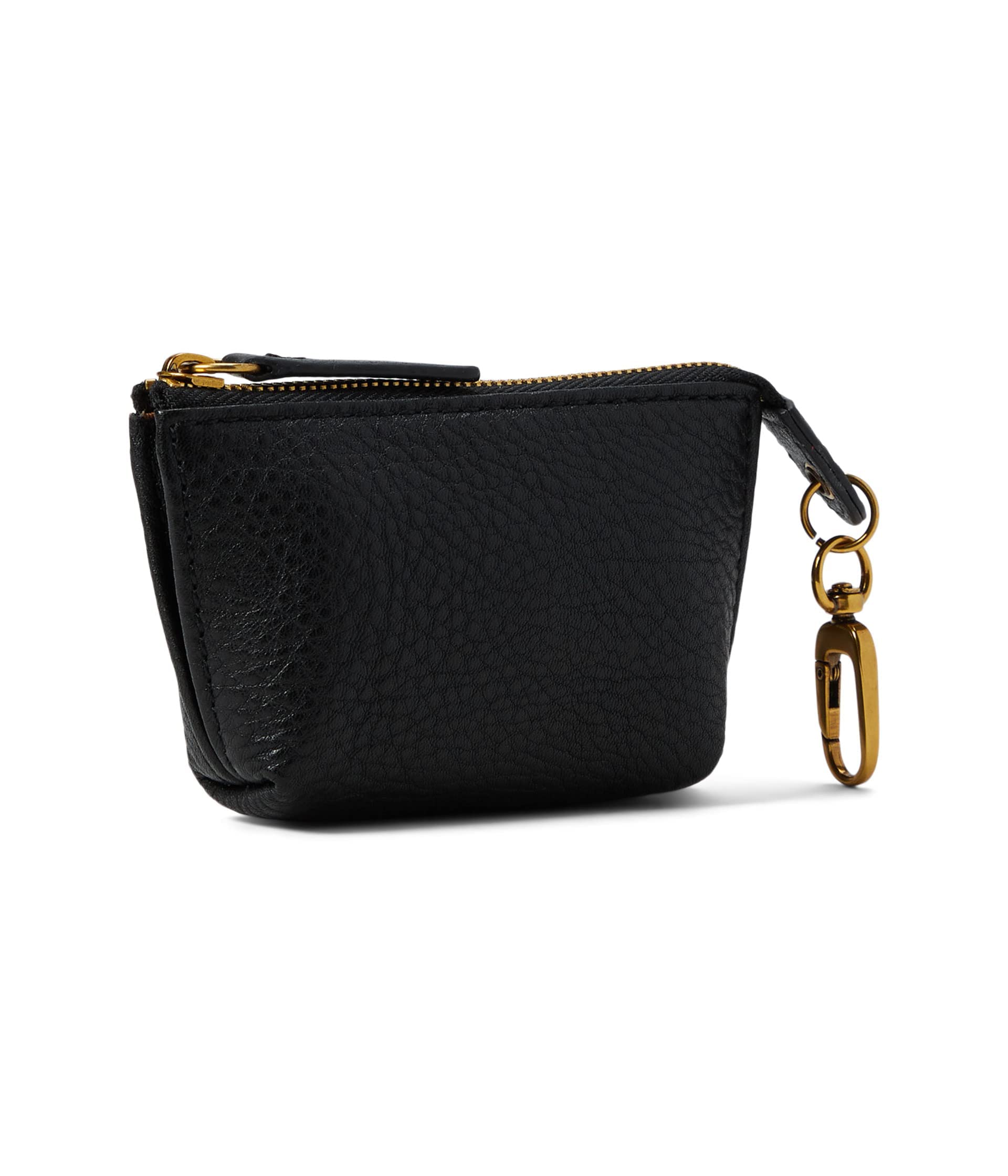 HOBO Win Pouch for Women - Leather Construction With Zipper Closure and Cotton Lining, Gorgeous and Stylish Pouch Black One Size One Size
