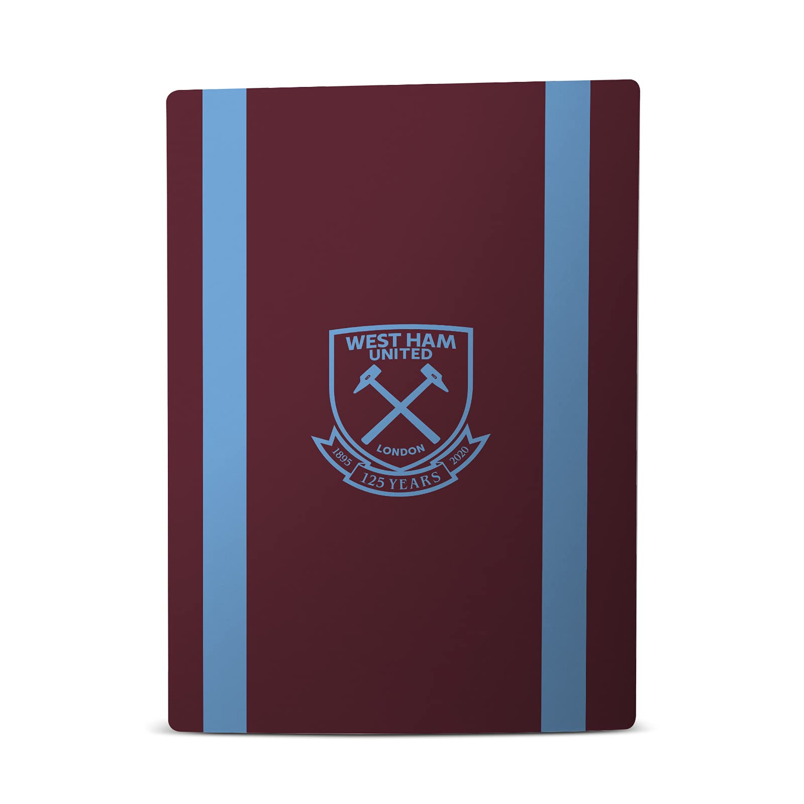 Head Case Designs Officially Licensed West Ham United FC Jersey 2020/21 Home Kit Vinyl Faceplate Sticker Gaming Skin Case Cover Compatible with Sony Playstation 5 PS5 Disc Edition Console