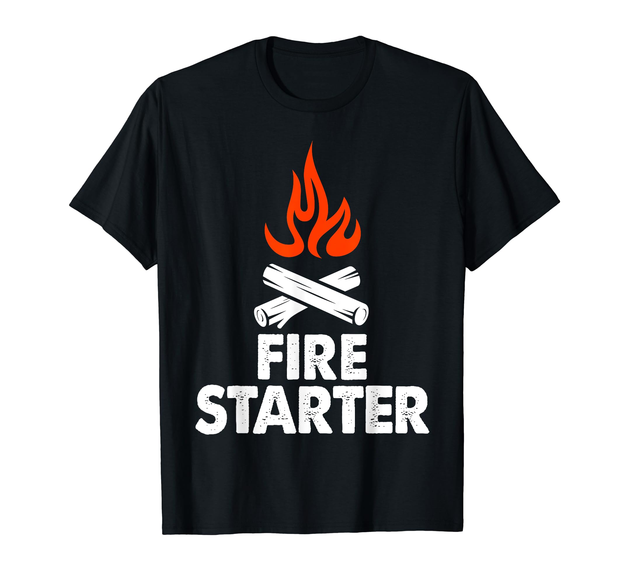 Fire Starter Tee Shirt Men Campfire Starter T-Shirt