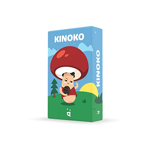 Helvetiq Kinoko Board Game - A Clever Deduction and Set Collection Game of Mysterious Mushrooms! Fun Family Game for Kids & Adults, Ages 7+, 2-4 Players, 20 Minute Playtime, Made