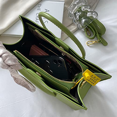 LEMITA Large Capacity Travel Crossbody Bag Handbag Women Shoulder Messenger Bag,Green,25*20*10cm