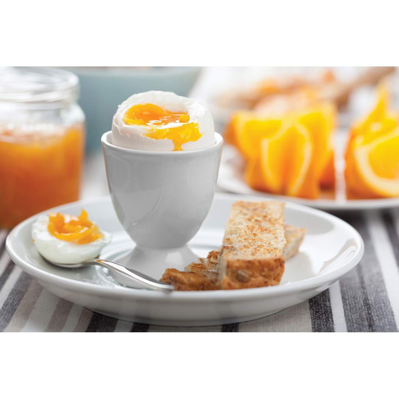 HIC Harold Import Co. HIC Perfect Timer, Heat-Sensitive Color Indicator for Easy Soft, Medium and Hard-Boiled Eggs, 2.25 x 1.25-inches, Red
