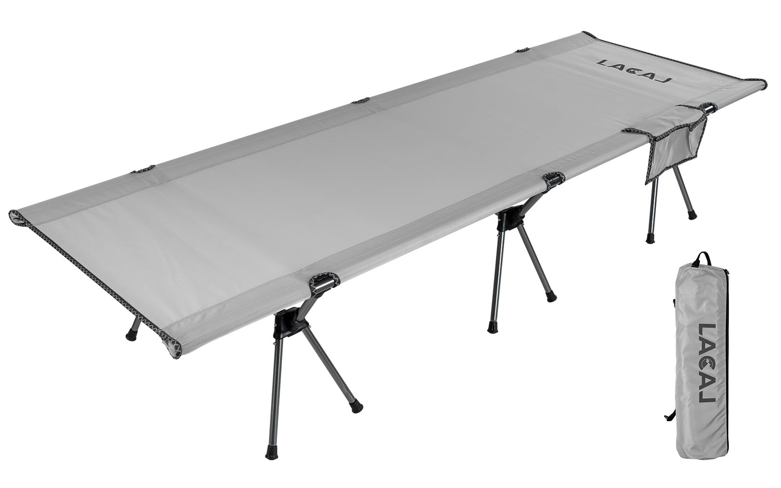 G2 GO2GETHER Foldable High/Low 2 Modes Camping Cot, with Extend Legs, Storage Bag, Ultralight & Durable Backpacking Travel Tent Cot, Max Loading Capacity 264lbs, Easy to use for Woman & Man