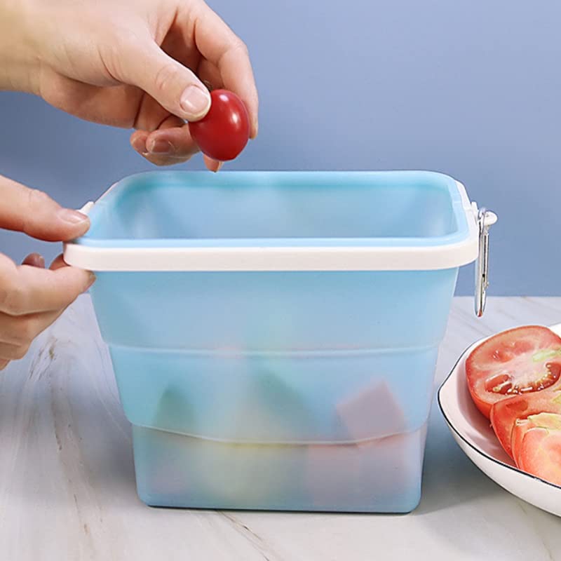 NOLOG YAYIN Reusable Silicone Bags - Leakproof & Airtight {100% Food Grade Silicone} Microwave & Dishwasher Safe Freezer Silicone