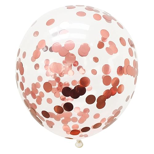 NOLITOY 20pcs 16 confetti balloons party balloons supplies printing balloons number ballons rose gold balloon garland decor birthday balloons latex balloons decorate balloon supplies baby