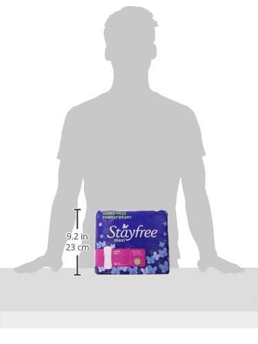 Stayfree Maxi Pads for Women, Super - 66 Count