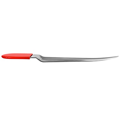 Laphivieh Wicker Weaving Tool, Stainless Steel with Non-Slip Silicone Handle Cover, Rattan Webbing Kniting, Prying Tool for Patio Plastic Wicker Furniture Chair Sofa Repair