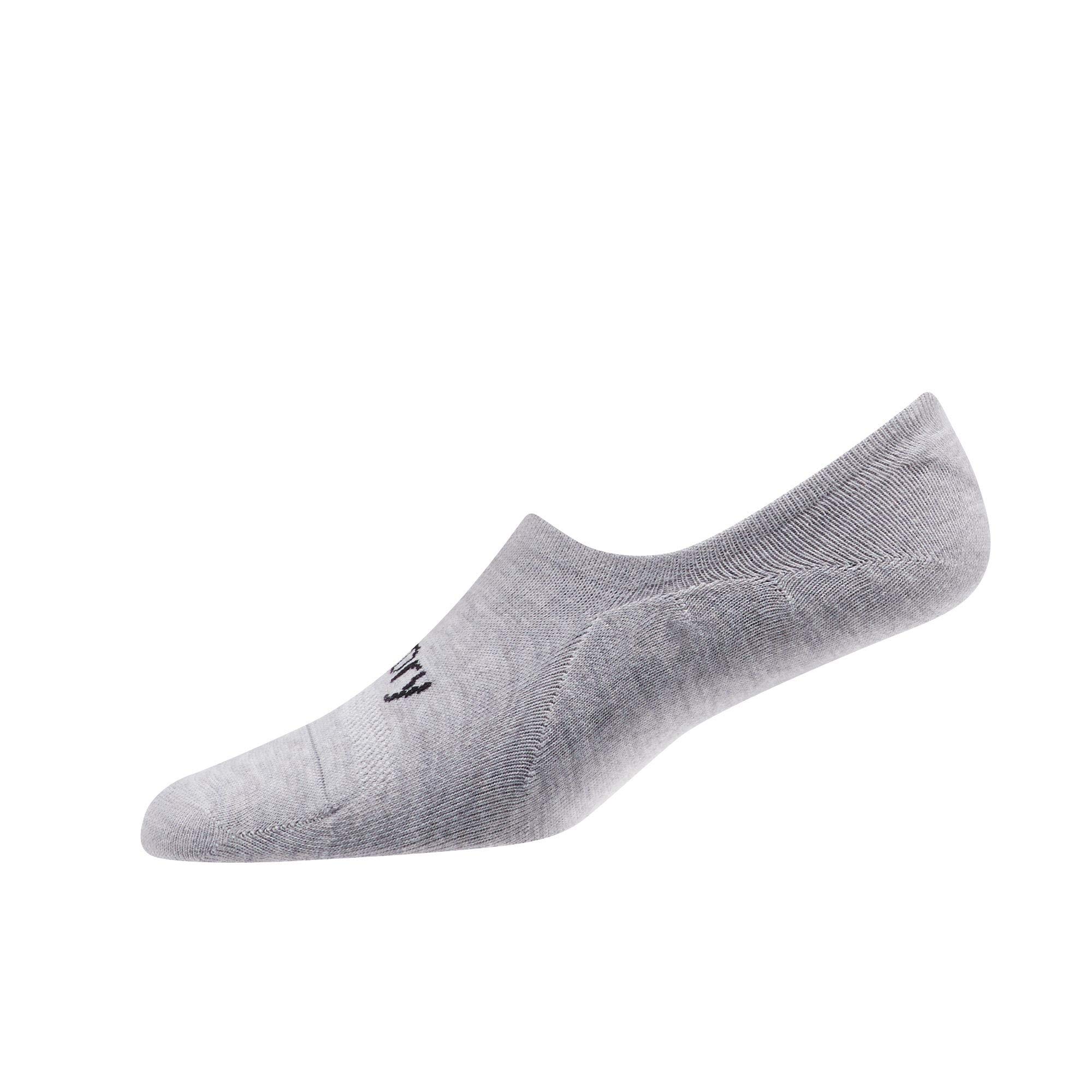 FootJoy Men's ProDry Lightweight Ultra Low Cut Socks, Grey, Fits Shoe Size 7-12