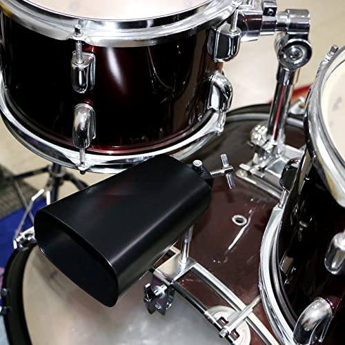Eastrock 6 inch Metal Steel Cow Bells Noise Makers Hand Percussion Cowbell with Stick for Drum Set