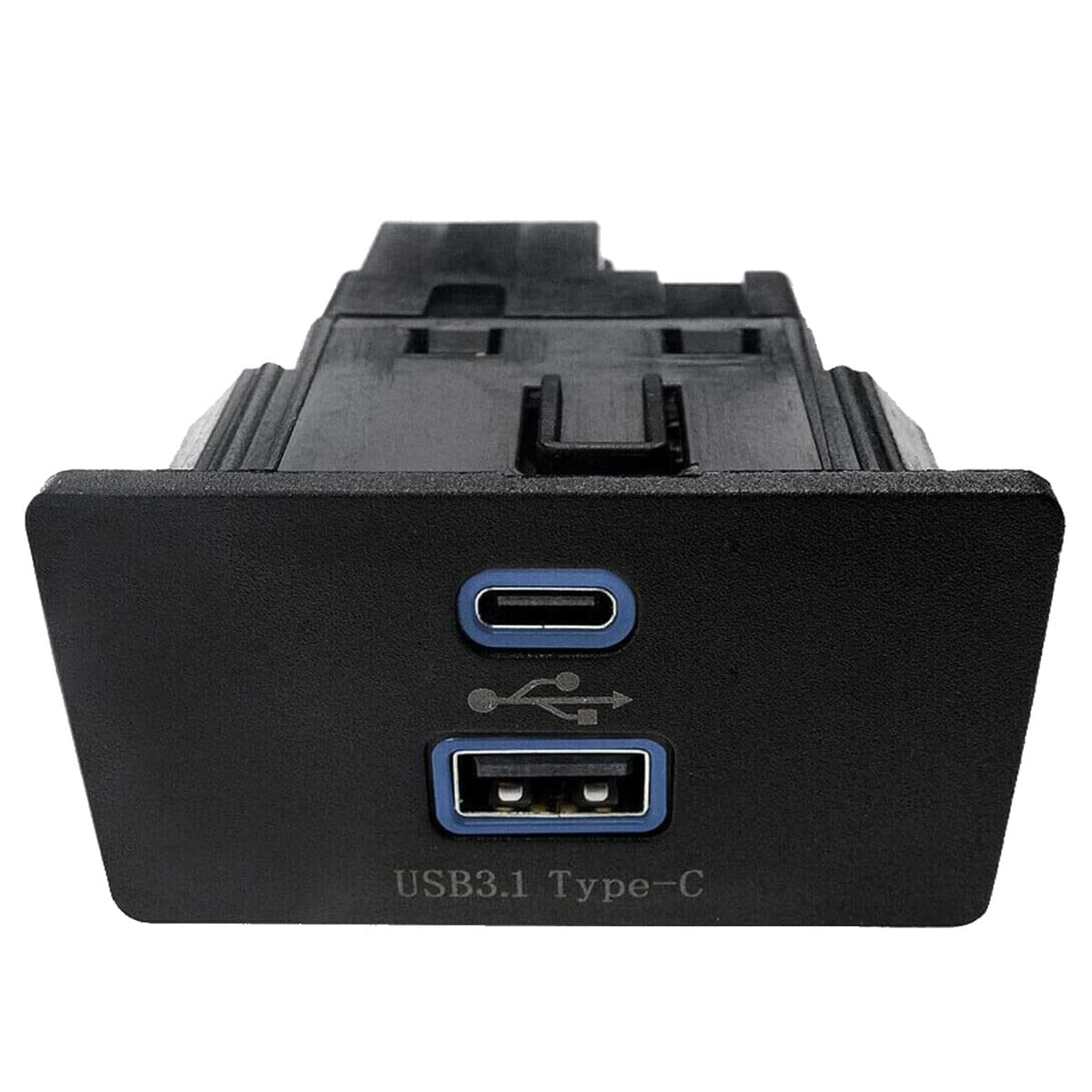 Limnyves SYNC 3 USB+Type-C Interface Module for Carplay Media Wiring Hub Port HC3Z-19A387-B HC3T-14F014-A, black, (500196042)